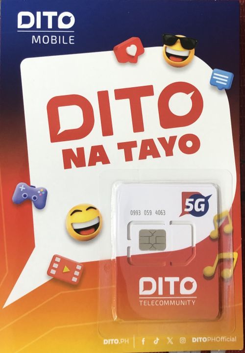 DITO SIMCARD 5G READY 500 PCS/PACK 25/PC) | Lazada PH