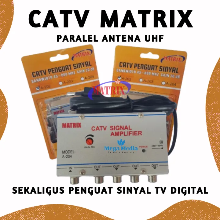 CATV MATRIX/CA TV MATRIX/ BOOSTER MATRIX/ BOOSTER TV DIGITAL/ PARALEL ...
