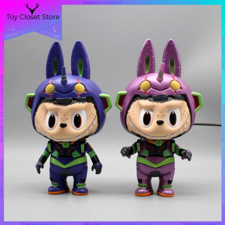Labubu Eva 01 Pilot Figure Version Model 19cm Pvc Cartoon Statue Kid ...