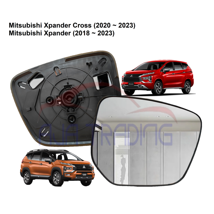 Side Mirror Lens for Mitsubishi Xpander (2018-2023) and Xpander Cross ...