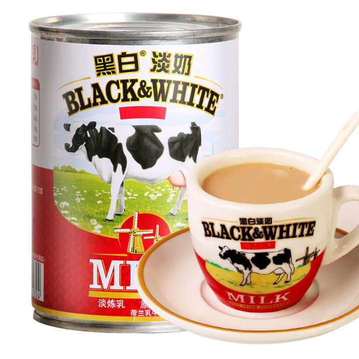 HongKong Black & White Full Cream Evaporated Milk (410g) | Lazada PH