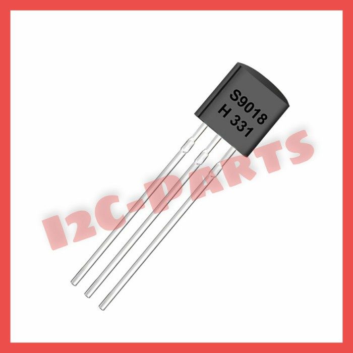 S9018 NPN 9018 TO-92 Epitaxial Silicon Planar Transistor HCGB | Lazada ...
