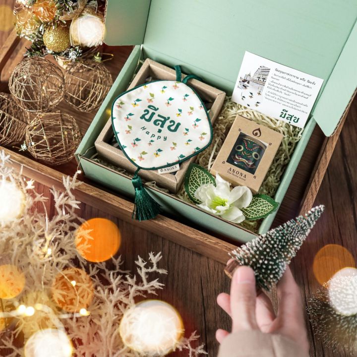 ANONA Thailand Thai Classic Gift Set in Green เซตของขวัญไทยๆในธีมสี ...