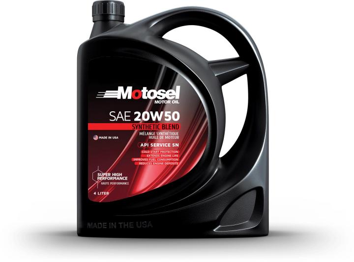 Motosel Synthetic Blend SAE 20W-50 (4L) | Lazada
