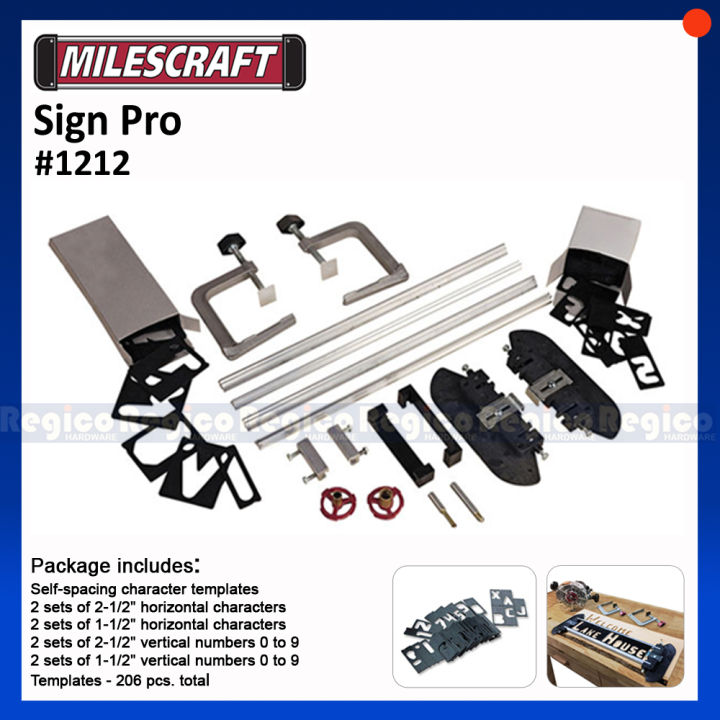 Milescraft SignPro Sign Making Router Jig 1212 Regico Hardware | Lazada PH