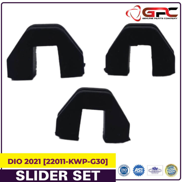 GPC DIO 2021 [Honda] CVT Pulley Slider Set / Slide Piece [1 Set/3 Pcs ...