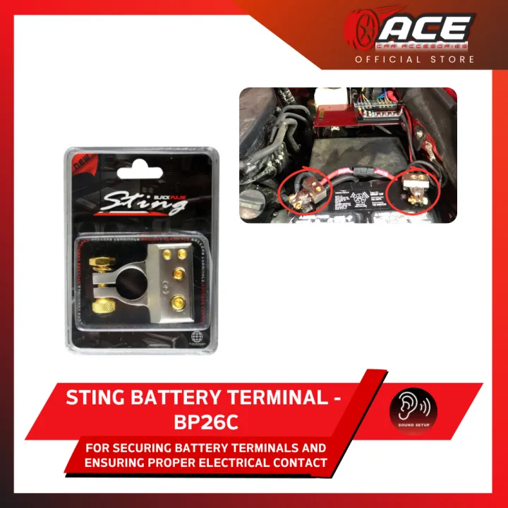 CARSTHETICS Sting Battery Terminal BP26C Connector Car Battery Cable ...
