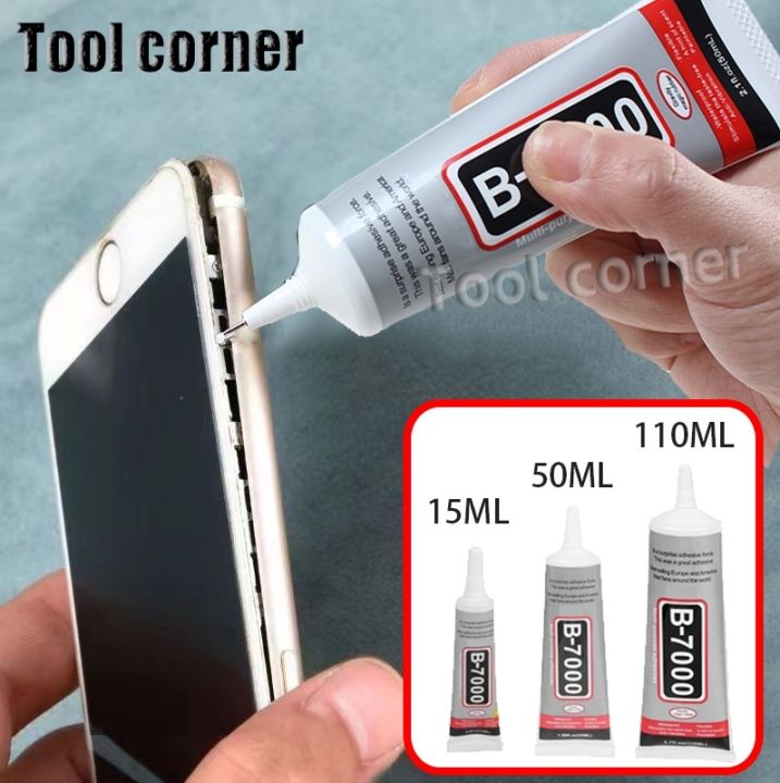 B7000 Glue 110ml/50ML/15ML Multi Function Adhesive Epoxy Resin Glass Touch Screen Cell Phone ...