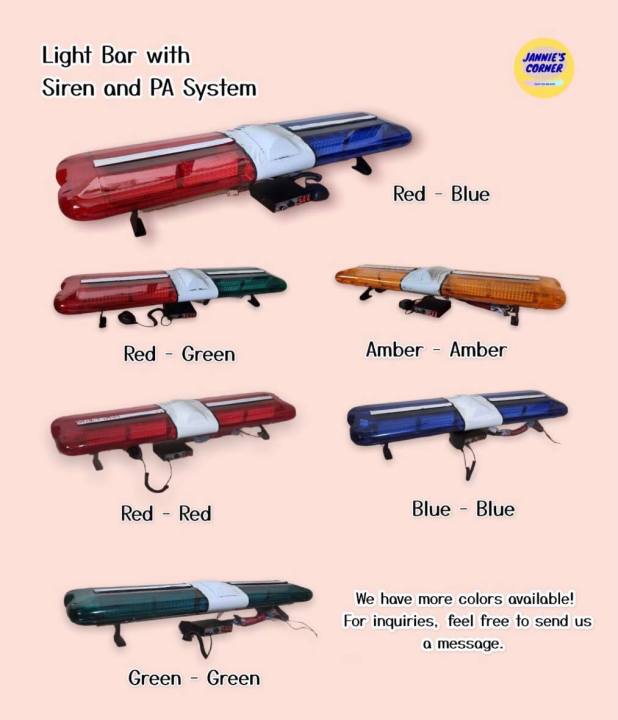 Toplights / Blinkers / Ambulance Lights with Siren and PA System ...