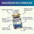 KIRKLAND Magnesium Citrate Complex 500 mg For Prevent kidney stones and ...