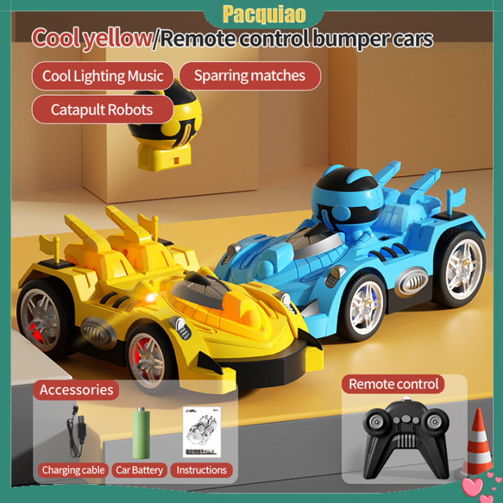 Children's remote-controlled collision car, go kart, parent-child ...