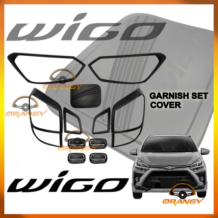 Toyota Wigo 2017 to 2022 Full Garnish / Combo Set Cover 2018 2019 2020 ...