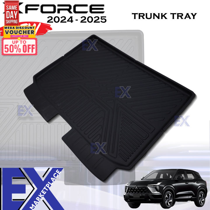 Mitsubishi Xforce 2024 to 2025 Rear Cargo Trunk Tray w/ EXTENSION ...
