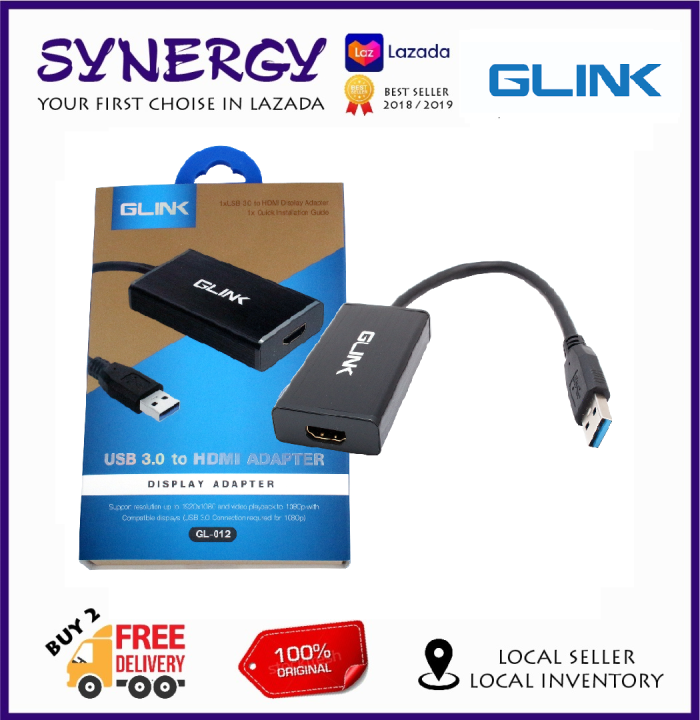 GLINK (GL-012) USB 3.0 TO HDMI ADAPTER SUPPORT RESOLUTION UP TO ...