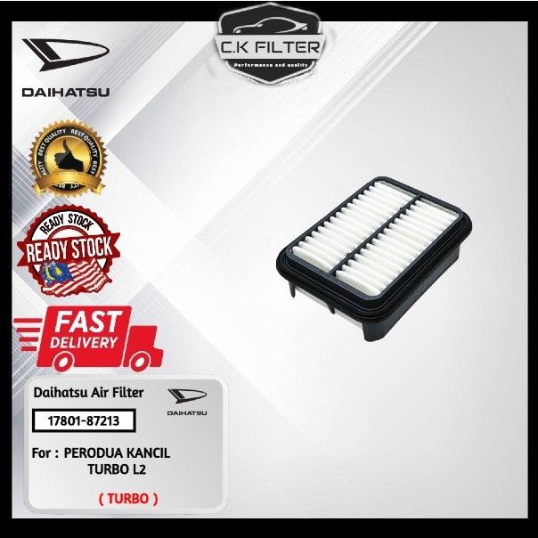 DAIHATSU PERODUA KANCIL MIRA L2 TURBO AIR FILTER 17801-87213 | Lazada