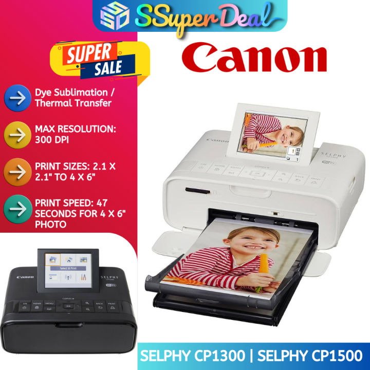 Canon Selphy CP1300 | Selphy CP1500 compact photo printer | Lazada