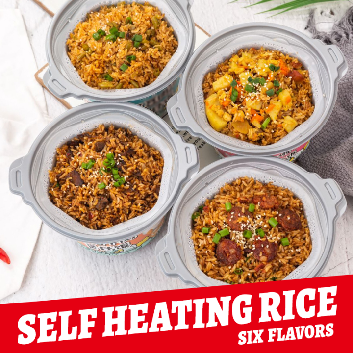 a variety of flavors 15 Minutes Self Heating Instant Hot Rice | Lazada PH