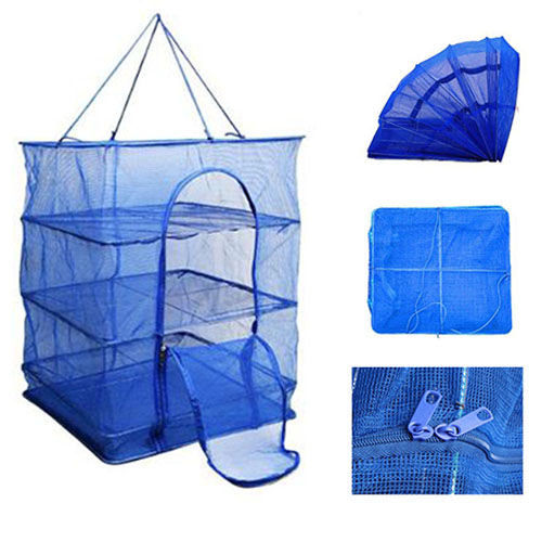 NET001- Drying Net Rack 3-Tier Hanging Food Storage Dried Fish and ...
