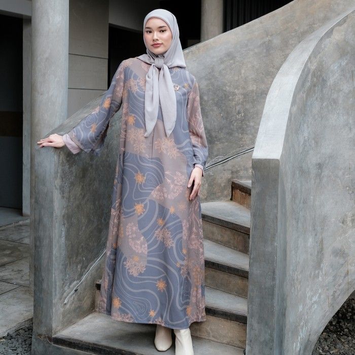 ZM Zaskia Mecca - Luny Dark Grey Dress Jelita Indonesia Edisi Maluku - XXL | Lazada Indonesia