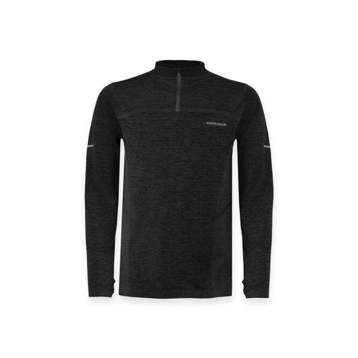 Karrimor Mens Xlite Running quarter Zip Mens (Black) - Sports Direct ...