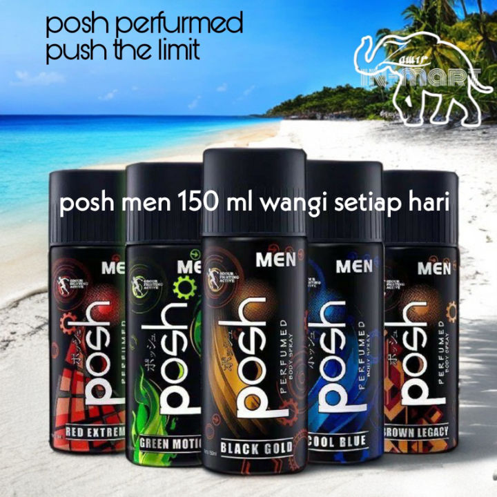 Posh Men 150 ml Perfume Body Spray | Lazada Indonesia