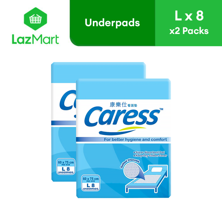Caress Underpads Large: 1 box with 16 packs | Lazada PH