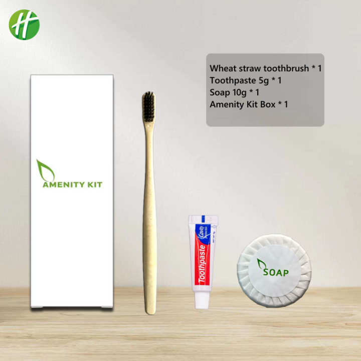 100 sets guest kit Hotel supplies 4 in 1 shampoo Soap toothpaste ...