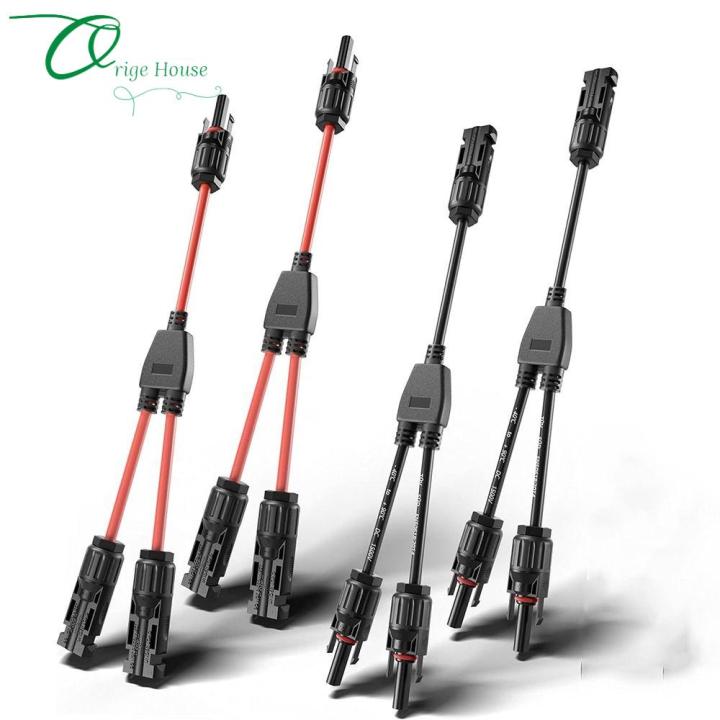 RTHRT 1 to 2 Splitter Solar Panel Connectors MC4 Tool-free Y Branch ...