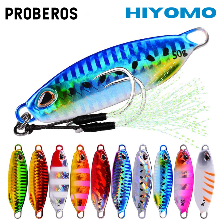PROBEROS 1ชิ้นตะกั่วปลาตกปลาตะกั่วจมล่อโลหะจิ๊ก10กรัม15กรัม20กรัม30กรัม ...
