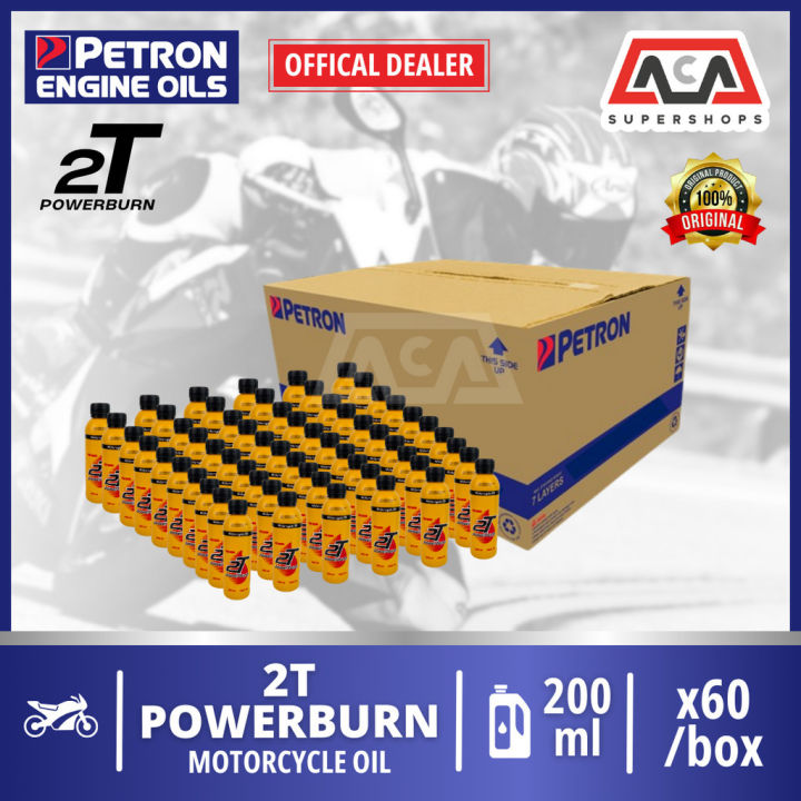 PETRON 2T OIL POWERBURN 200ML (x60 PER BOX) | Lazada PH