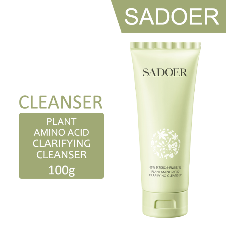 SADOER Amino Acid Plant Clarifying Cleanser Moisturizing Deep Cleansing for any skin | Lazada PH