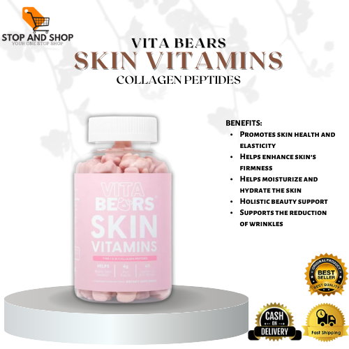 VITABEARS SKIN Chewable Gummy bears, original skin vitamins ...