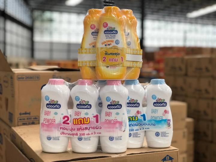 (เเพ็ค 2+1) แป้งเด็ก โคโดโม Kodomo Baby Powder 350 g. | Lazada.co.th