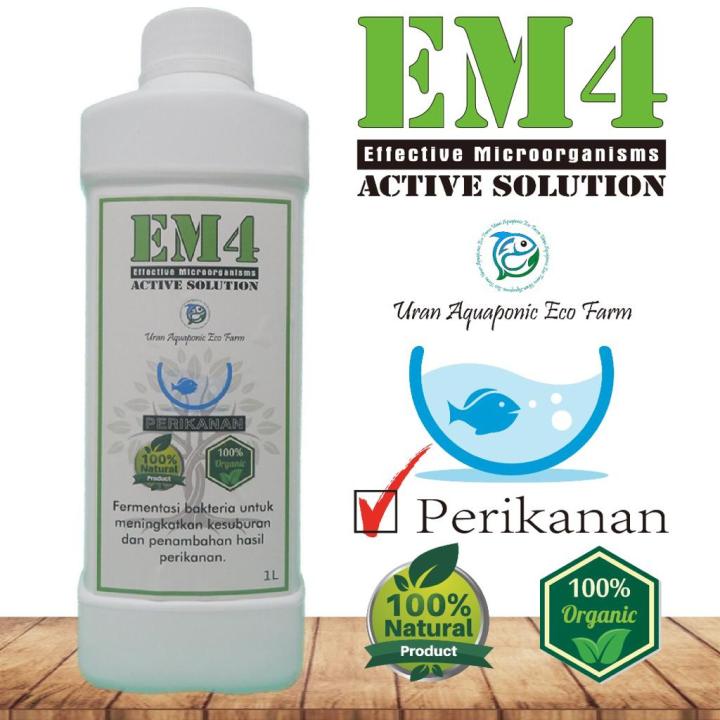 EM4 EFFECTIVE Microorganisms Untuk Perikanan 1 Liter | Lazada