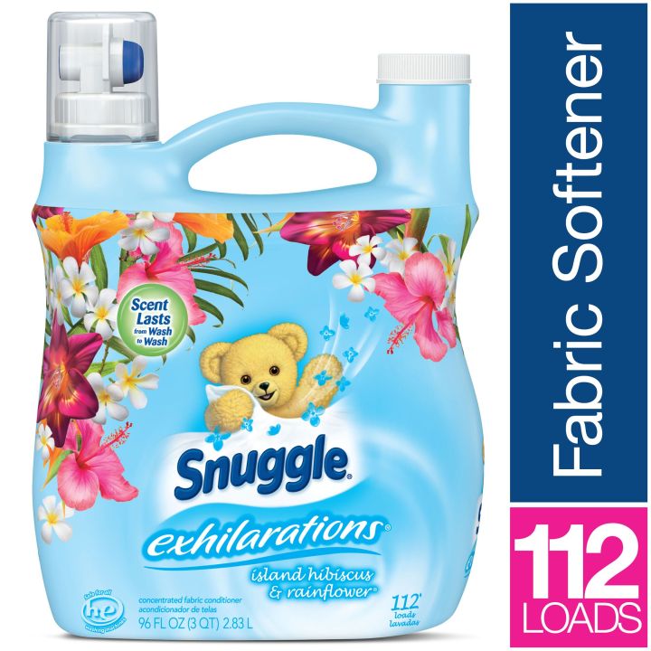 Snuggle Exhilarations Liquid Fabric Softener, Island Hibiscus ...