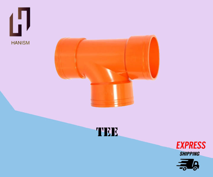 HANISM ORANGE EMERALD PVC FITTINGS TEE 2, 3, 4 | Lazada PH