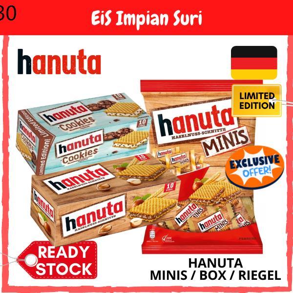 Chocolate (Ready Stock) Hanuta Hazelnuts-Schnitte Minis 200g T10 220g ...