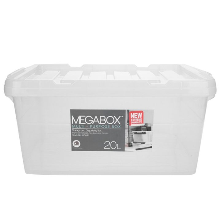 Landmark Mega Storage Box 20L ( Clear ) | Lazada PH