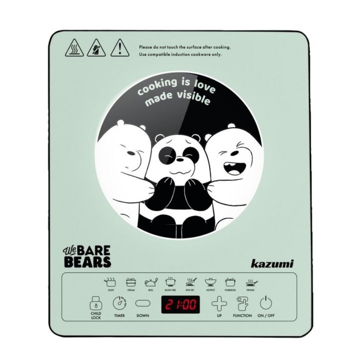 Kazumi We Bare Bears Kz Ic51 Induction Cooker Lazada Ph