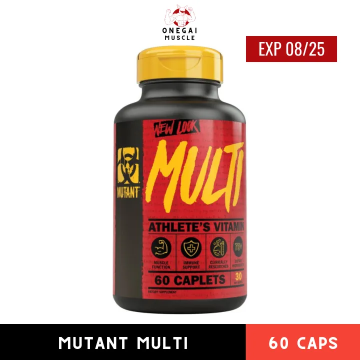 Mutant Core Series Multi - 60 Caplets, Mutant Multi, Mutant ...