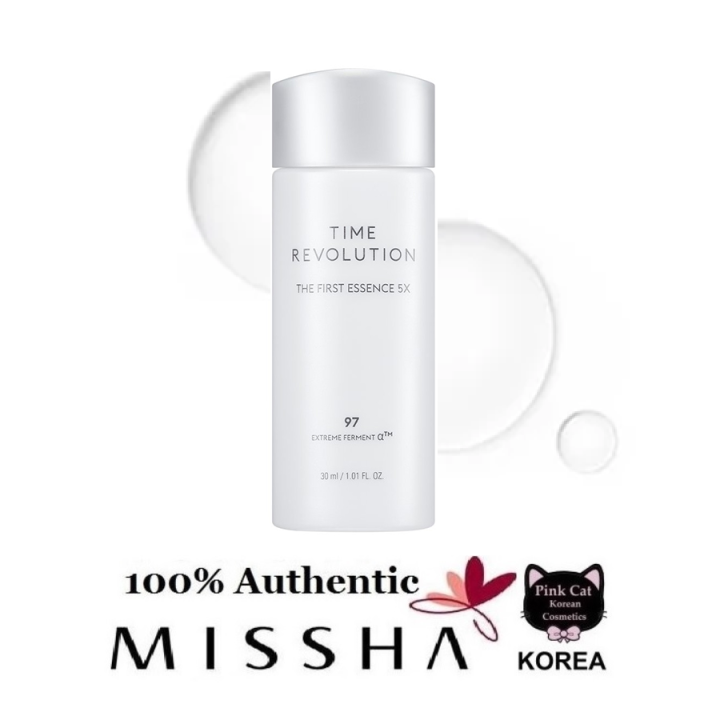 Korean Cosmetics MISSHA Time Revolution The First Essence 5x 30ml ...