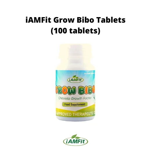 iAMFit Grow Bibo Tablets (100 Tablets) Immune Booster Pampatangkad for ...