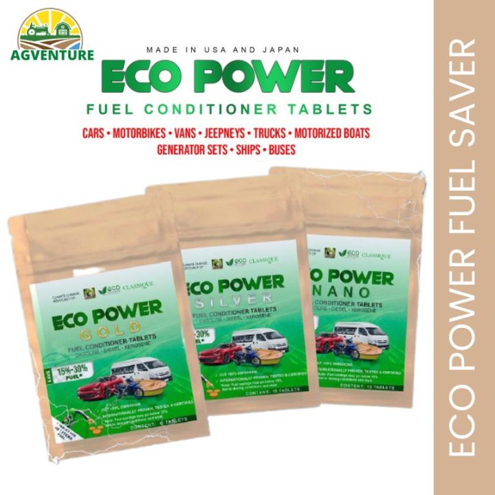 ECO POWER FUEL CONDITIONER TABLETS FOR GASOLINE DIESEL AND KEROSENE ...