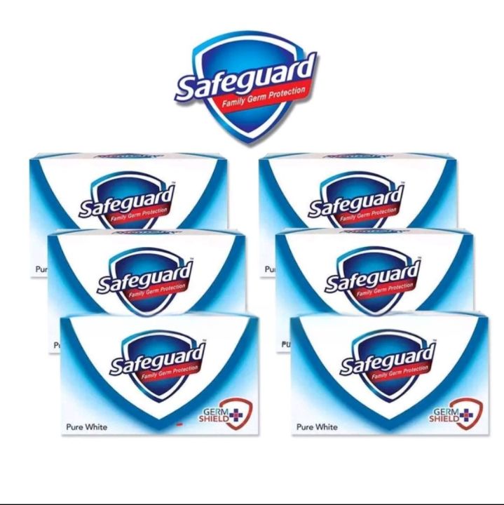 (SET OF 6)SAFEGUARD PURE WHITE SOAP 135GM | Lazada PH