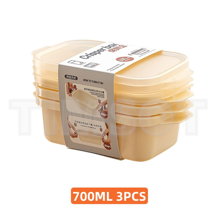 TIMSOT Kitchen Fresh Keeping Box Refrigerator Food Storage Heatable ...