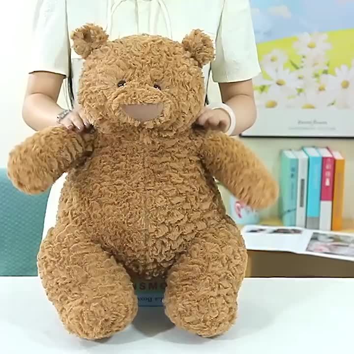 Barcelona Little Bear Doll Plush Toy Teddy Bear Doll Gift Girls' Hugging Bear Rag Doll Pillow ...