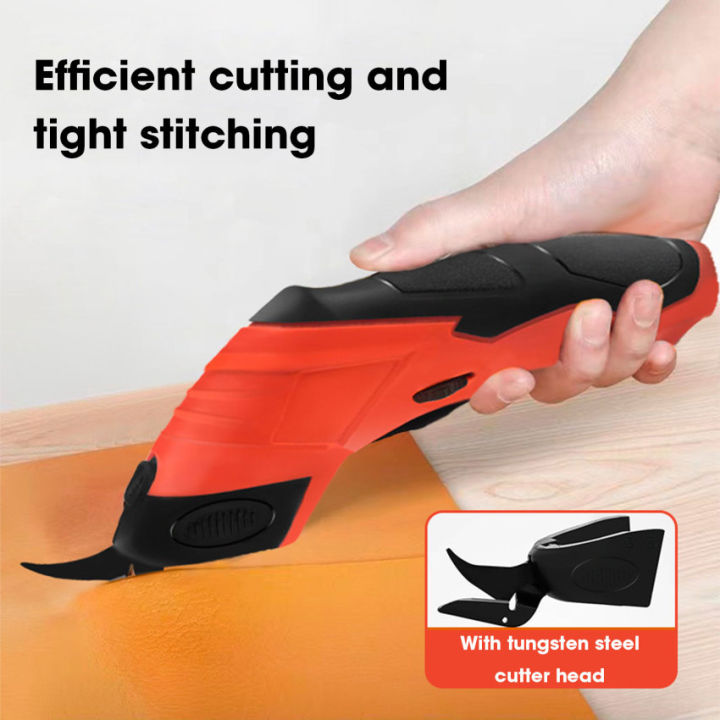 Handheld Electric Scissors Cloth Cutter With 2 Blade And Plastic ...