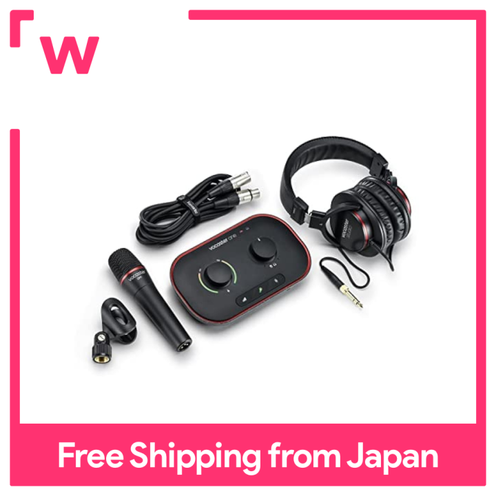 Focusrite Vocaster One Studio audio interface 1-channel input dynamic ...