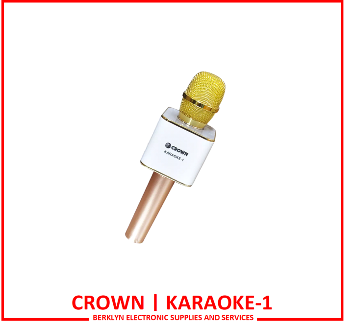 Crown KARAOKE-1 BLUETOOTH KARAOKE MICROPHONE | Lazada PH