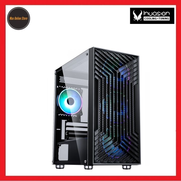 INVASION M102 ATX Mid-Tower PC Gaming Casing with 4RGB Fan | Lazada